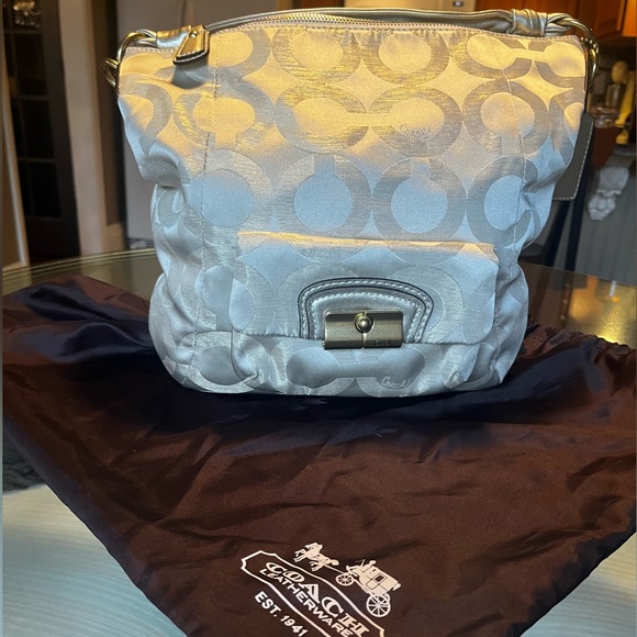 Coach | Bags | Champaign Color Coach Logo Bag | Poshmark